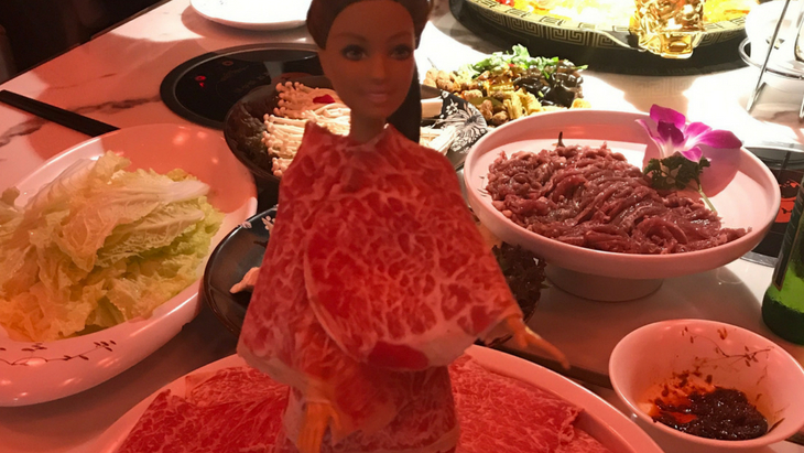 Robot Waiters And Meat-Clad Barbies Create A Unique Dining | ellaslist