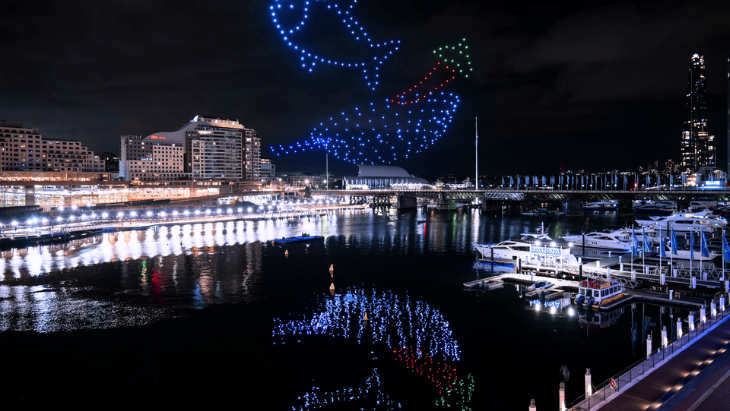 Fireworks Out, Drones In: Darling Harbour Lights Up in a Whole New ...